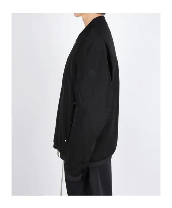 Moncler Long-sleeved Zip-up Bomber Jacket