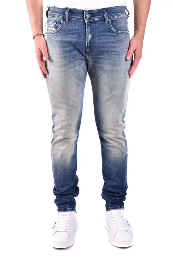 DIESEL® 1979 Sleenker Distressed Skinny Jeans - Blue