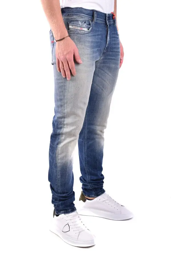 DIESEL® 1979 Sleenker Distressed Skinny Jeans - Blue