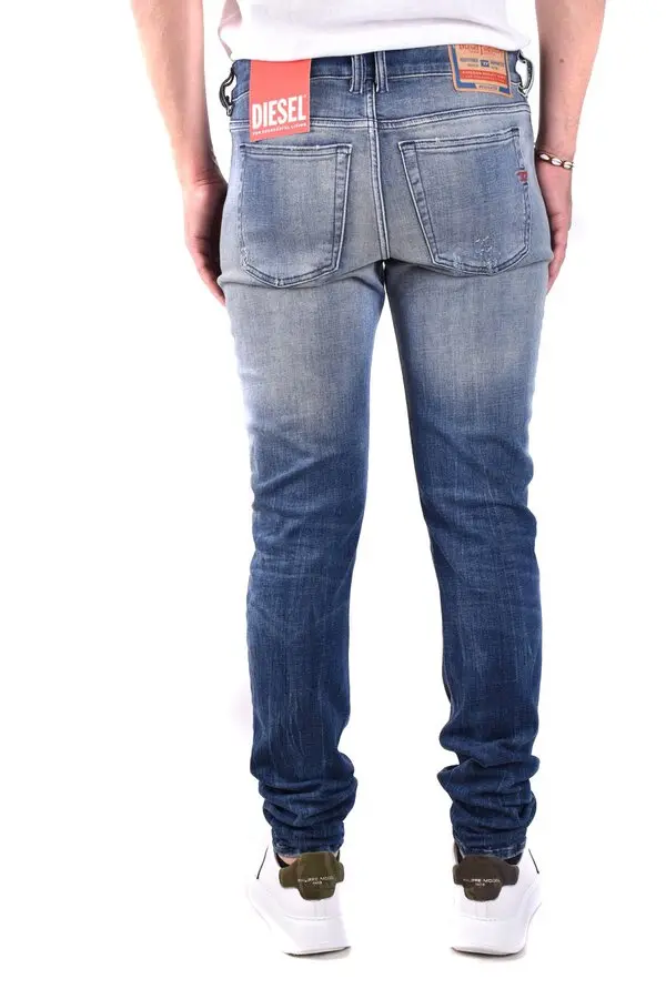 DIESEL® 1979 Sleenker Distressed Skinny Jeans - Blue