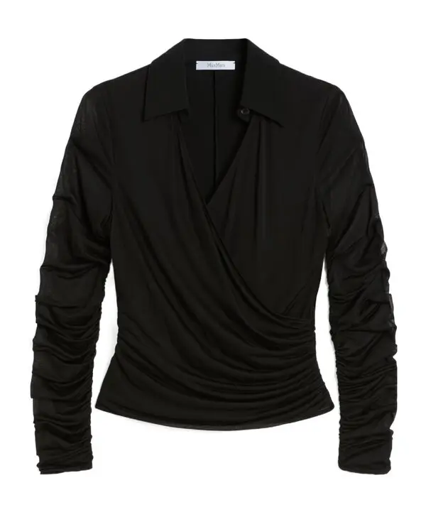 Max Mara Aiello Knitted Blouse - Black