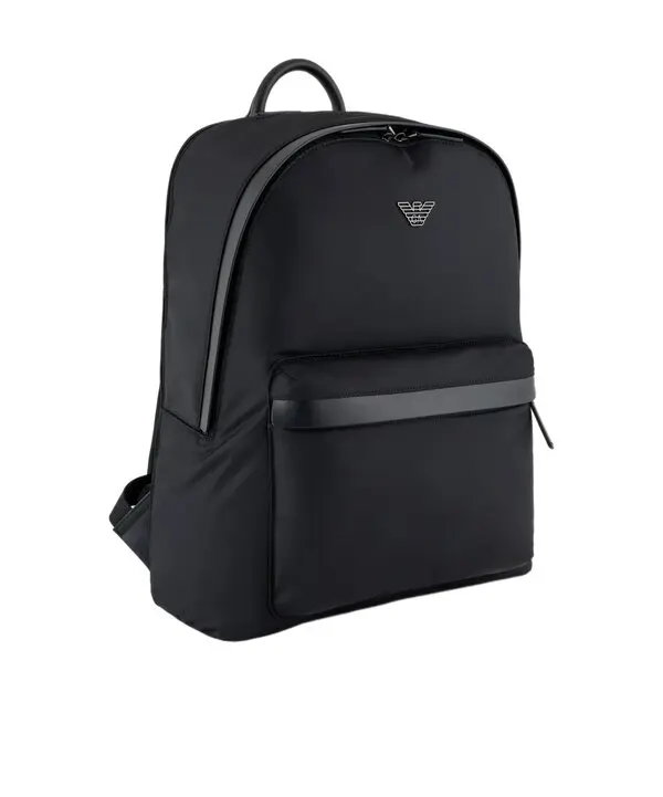 Emporio Armani Logo Plaque Backpack