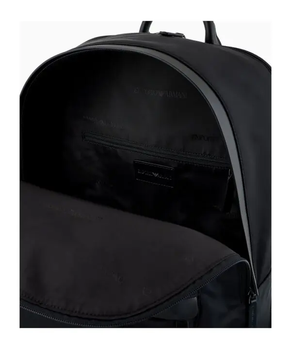 Emporio Armani Logo Plaque Backpack