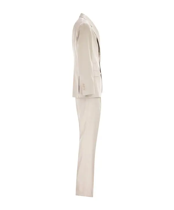 Brunello Cucinelli Two-button Pleated Suit - Nude