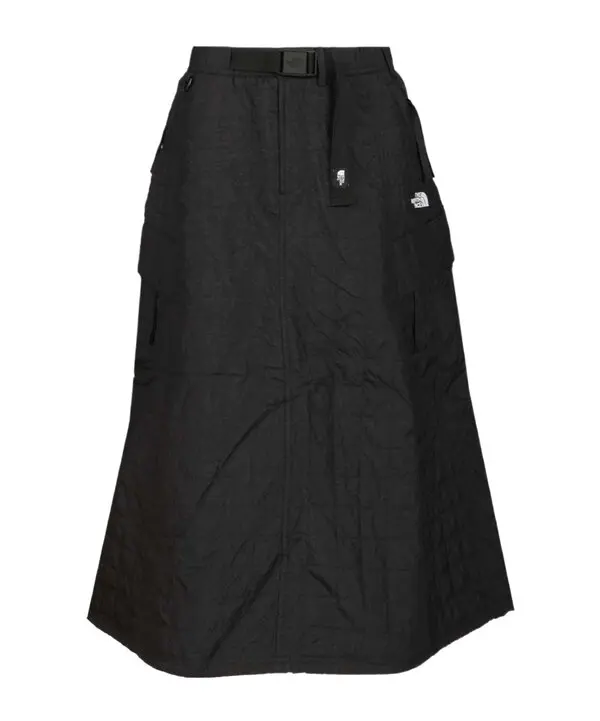 The North Face Quilted Volume Skirt With Integrated Belt And Drawcord Hem