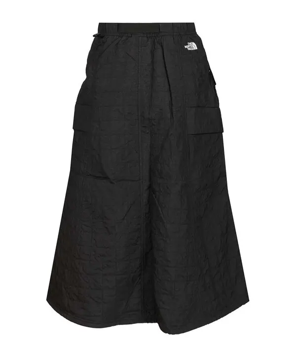 The North Face Quilted Volume Skirt With Integrated Belt And Drawcord Hem