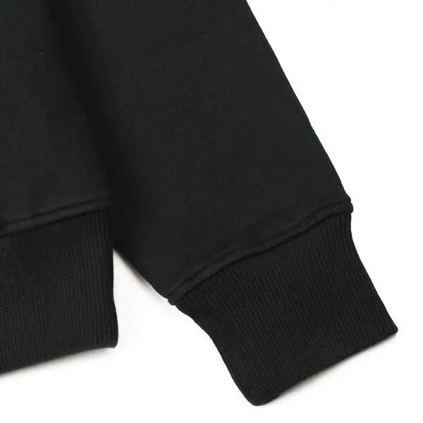 AMI Paris De Coeur Drawstring Hoodie - Black