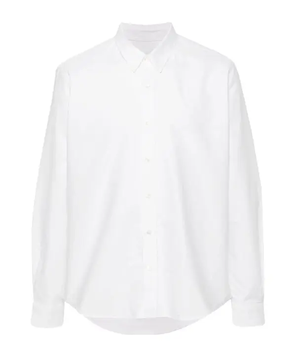 AMI Paris De Coeur Logo Embroidered Shirt