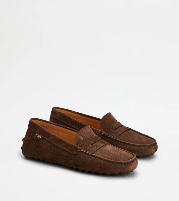 TOD'S Gommino Driving Loafers - Brown