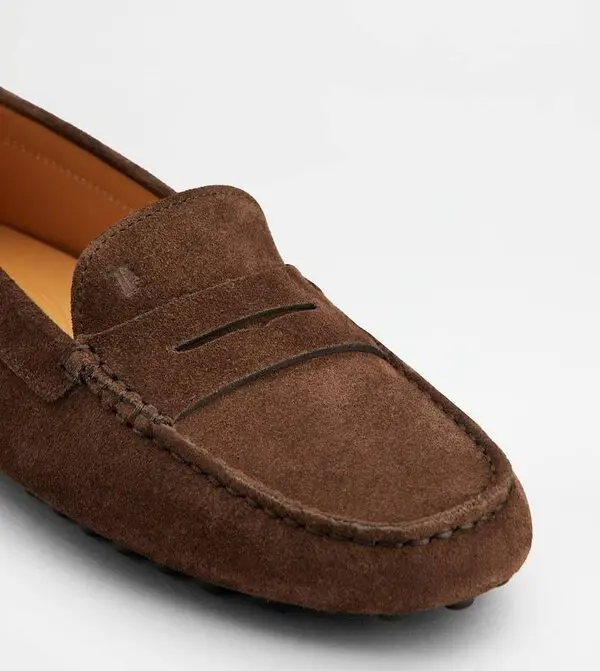 TOD'S Gommino Driving Loafers - Brown