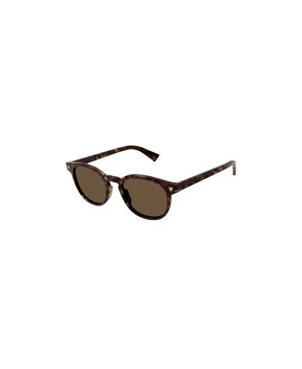 Bottega Veneta Bv1253s Round Sunglasses - Brown