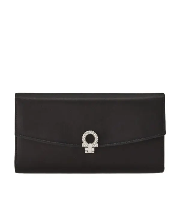 FERRAGAMO Gancini Logo Clutch Bag