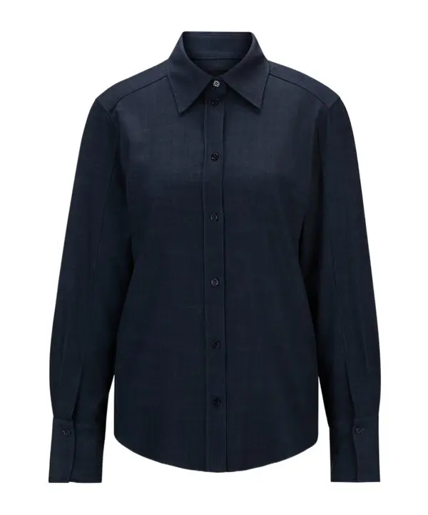 Hugo Boss Regular-fit Twill Blouse