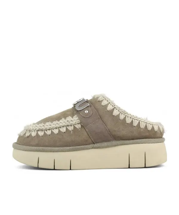 Mou Sheepskin Clog Sandals