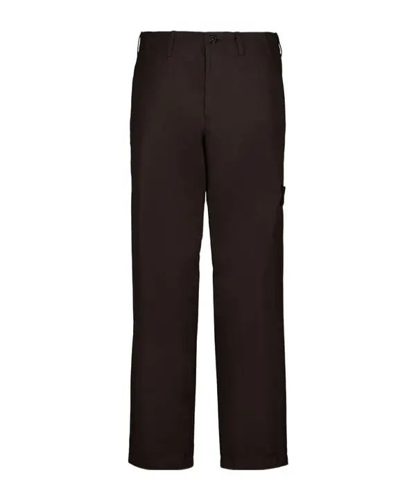 Stone Island Logo Patch Straight-leg Trousers