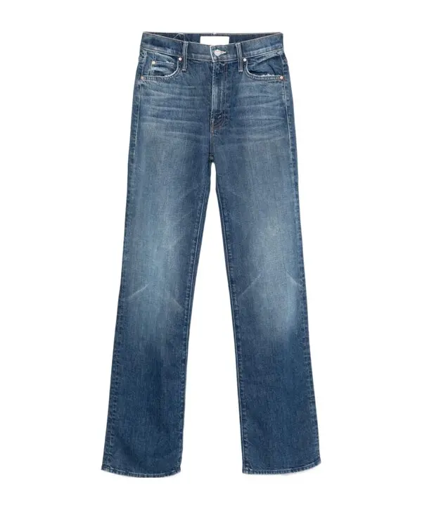 MOTHER The Kick It Straight Leg Jeans - Blue