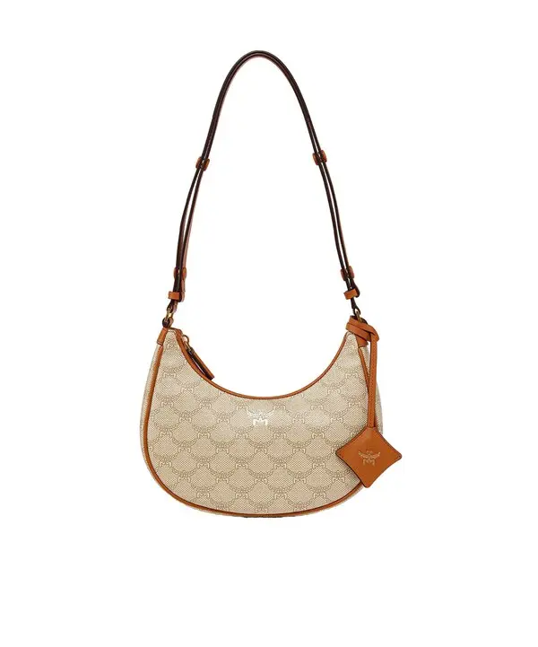 Mcm Himmel Shoulder Bag - Beige
