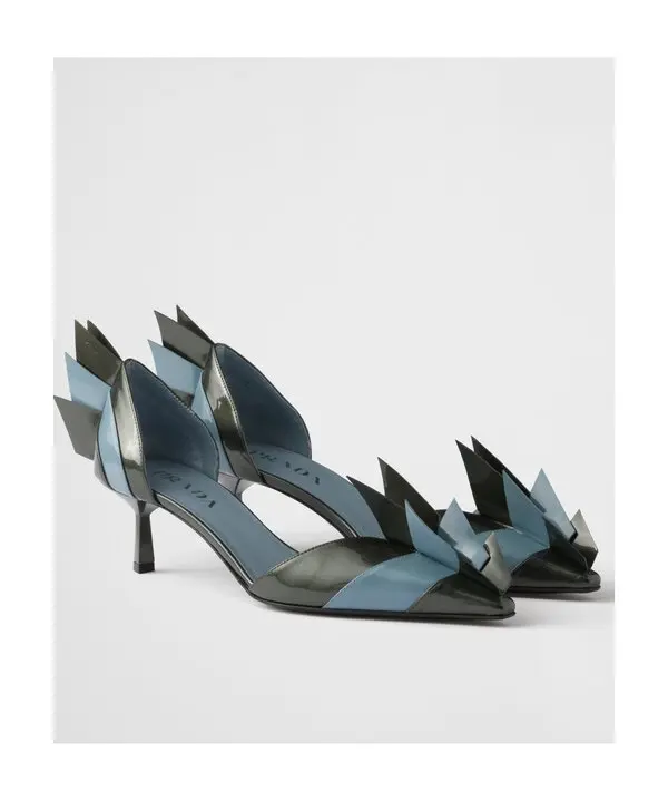 Prada Panelled Slingback Heels