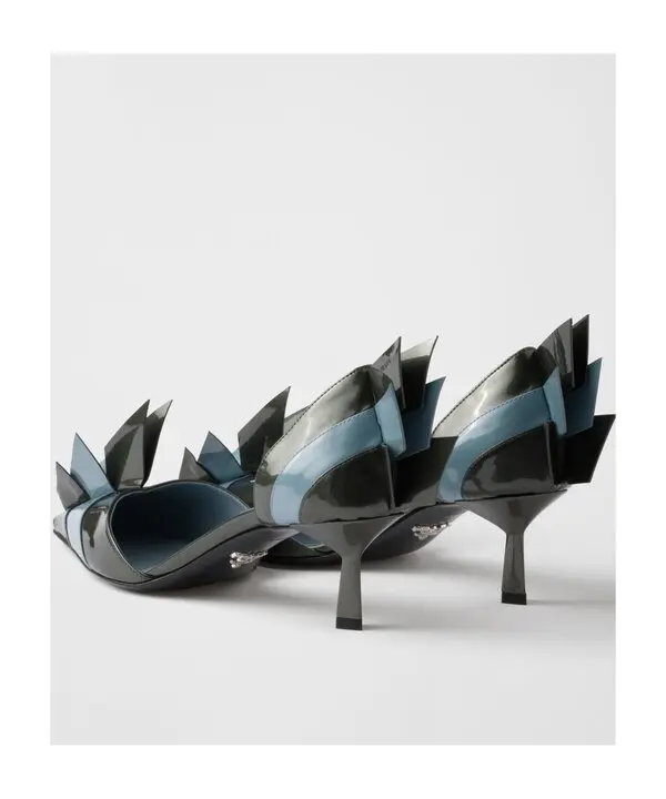 Prada Panelled Slingback Heels