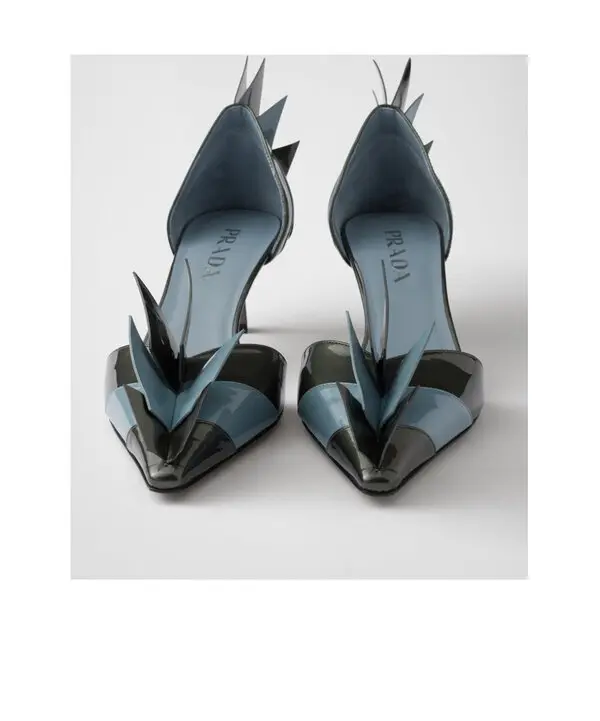 Prada Panelled Slingback Heels