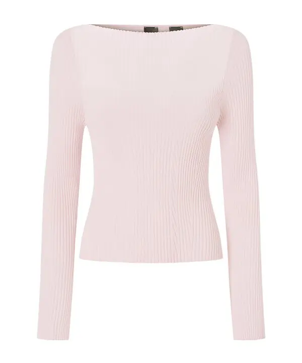 Pinko Ribbed Boat Neck Jumper