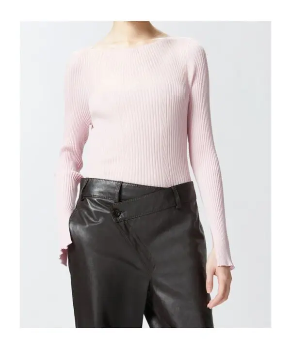 Pinko Ribbed Boat Neck Jumper