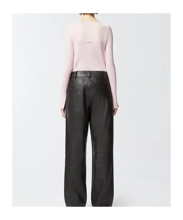 Pinko Ribbed Boat Neck Jumper