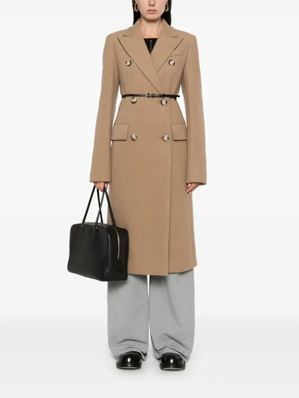 Sportmax Ghia Double-breasted Belted Trench Coat