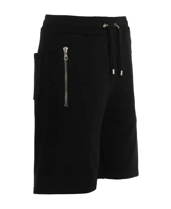 Balmain Embossed Logo Bermuda Shorts