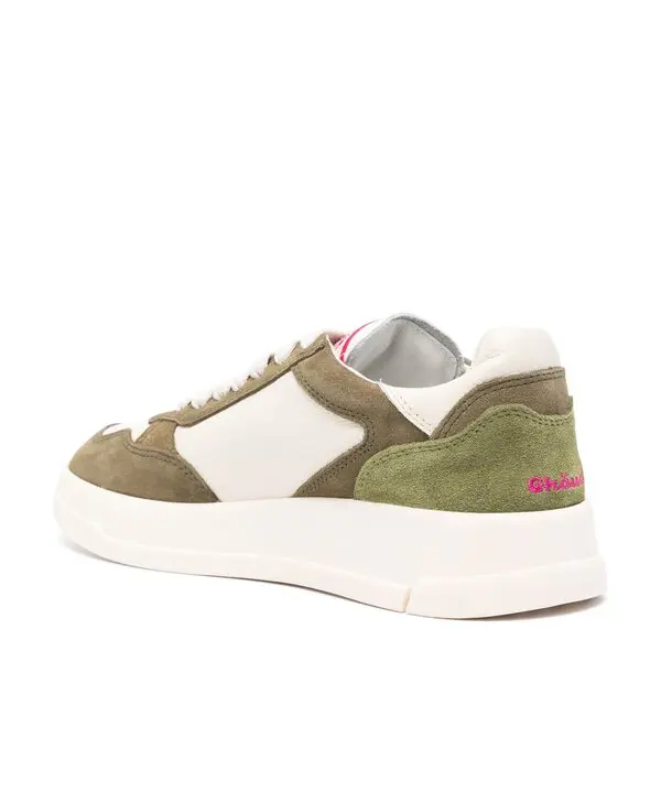 GHOUD VENICE Tweener Panelled Lace-up Sneakers - White