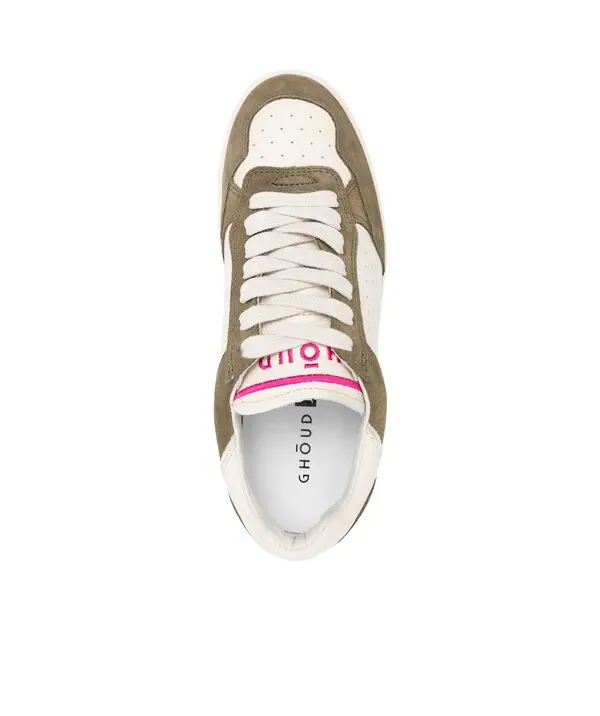 GHOUD VENICE Tweener Panelled Lace-up Sneakers - White