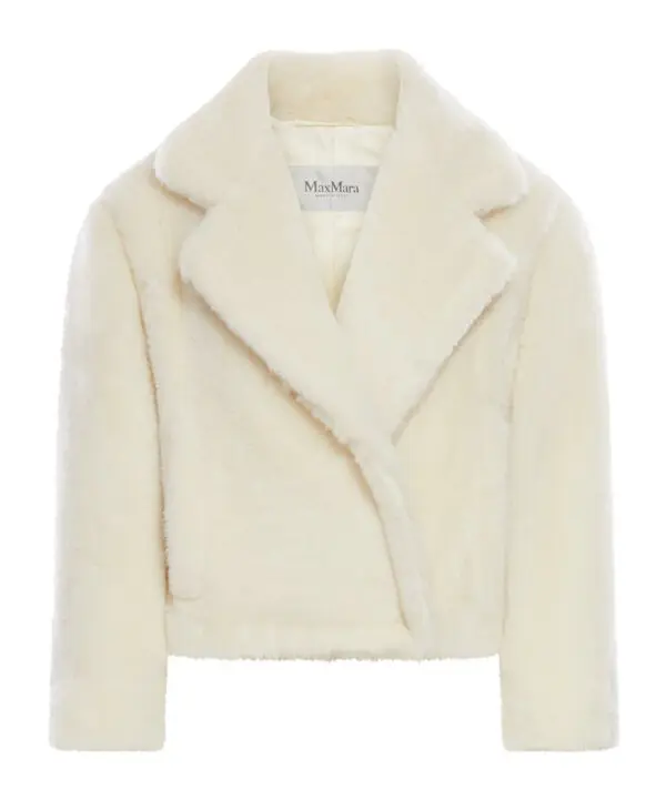 Max Mara Oggeri Long-sleeved Coat - White
