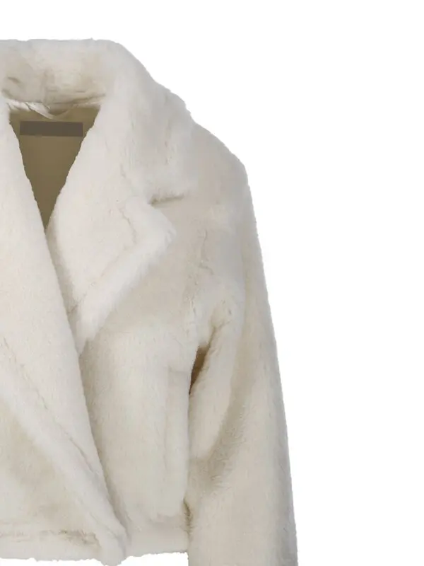Max Mara Oggeri Long-sleeved Coat - White
