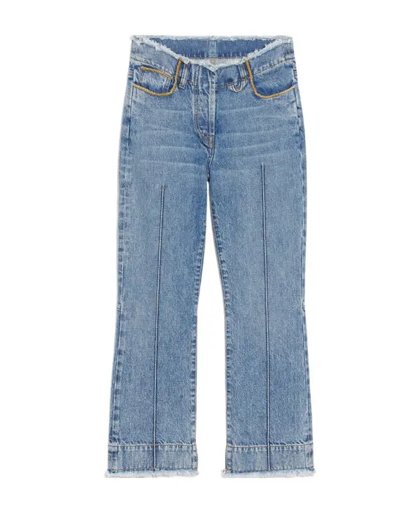 Jacquemus Le De Nimes Linon Cropped Jeans