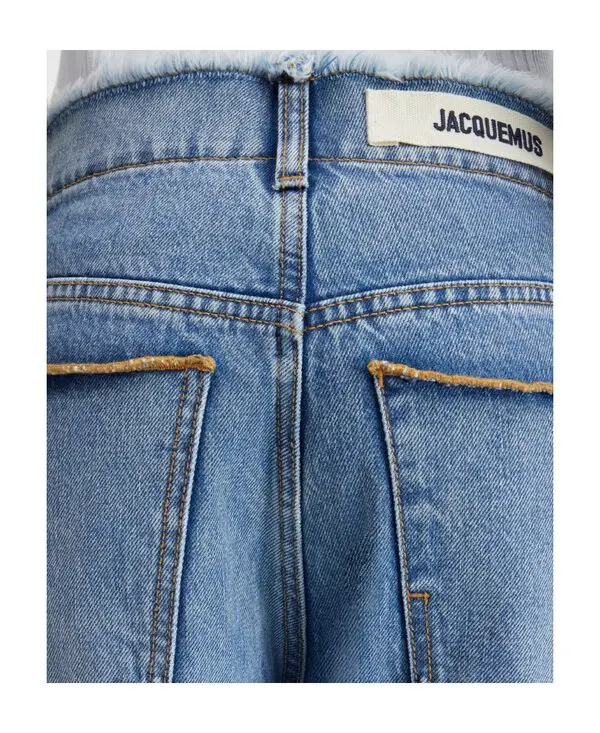 Jacquemus Le De Nimes Linon Cropped Jeans