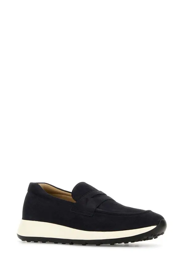 TOD'S Round Toe Penny Slot Loafers