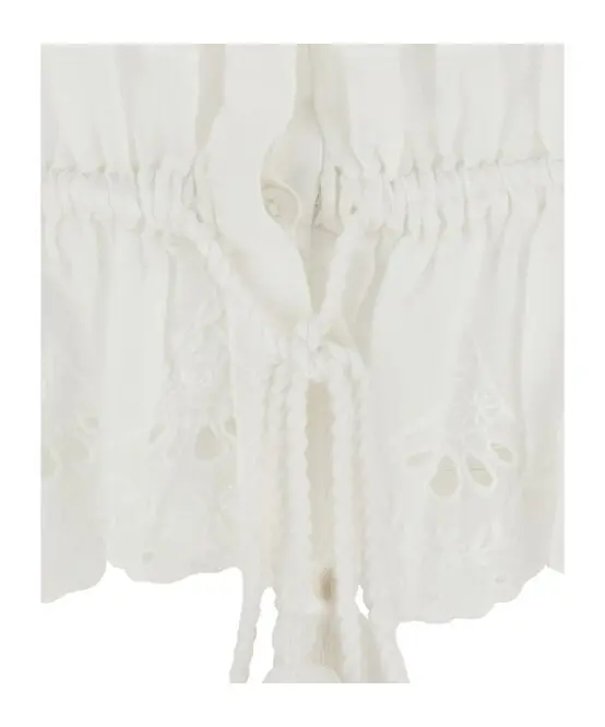 Isabel Marant Étoile Polly Floral Lace Blouse - White
