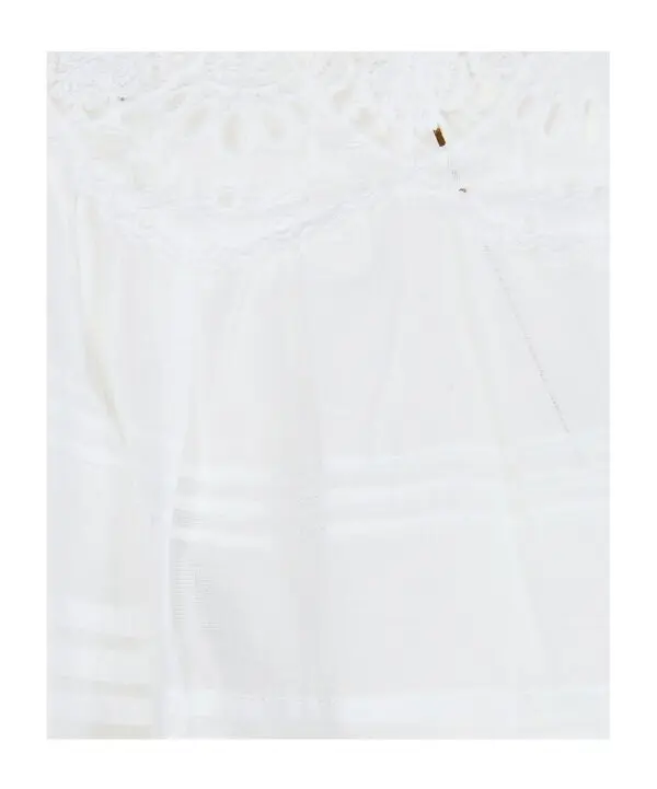 Isabel Marant Étoile Polly Floral Lace Blouse - White