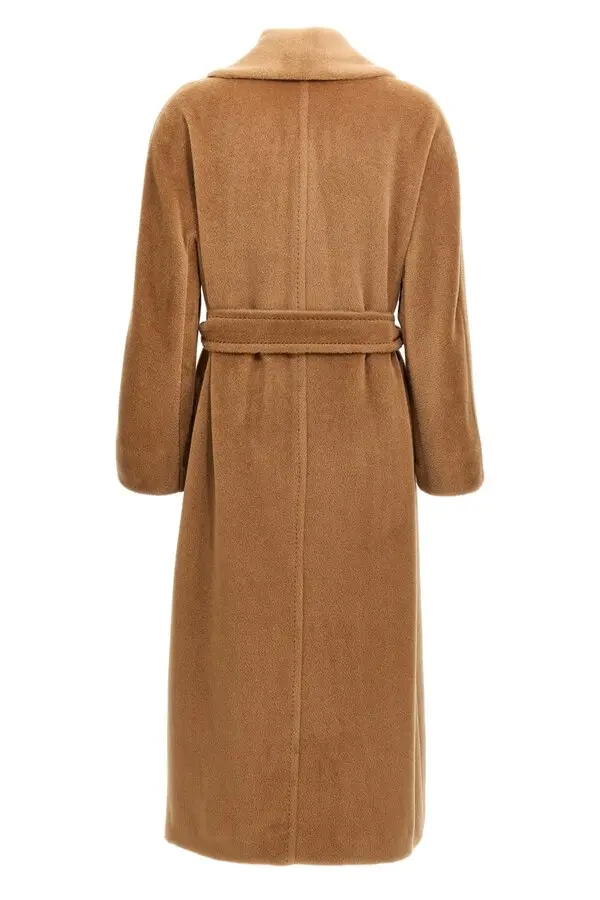 Max Mara Belted Long-sleeved Coat