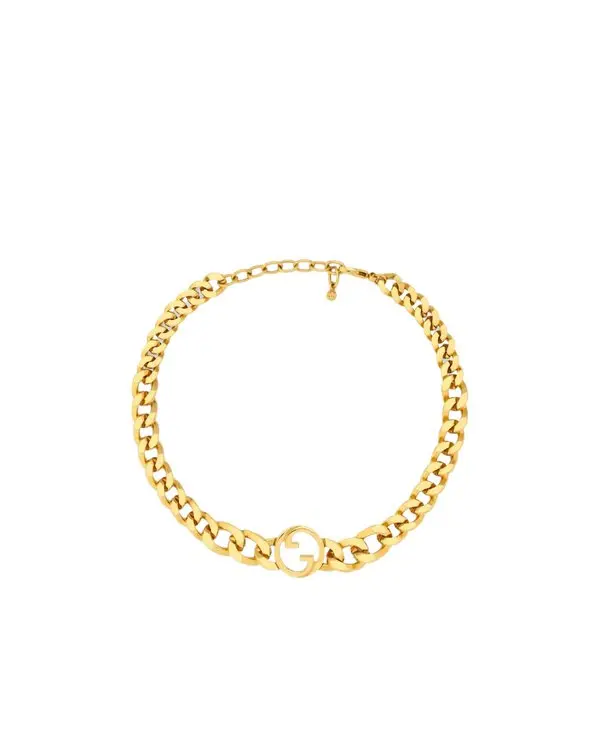 Gucci Blondie Chain Necklace - Yellow
