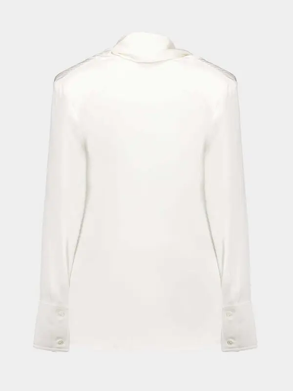 Stella McCartney Long-sleeved Tassel Draped Top