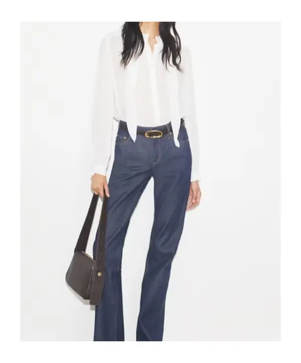 Tory Burch Georgette Bow Blouse - No