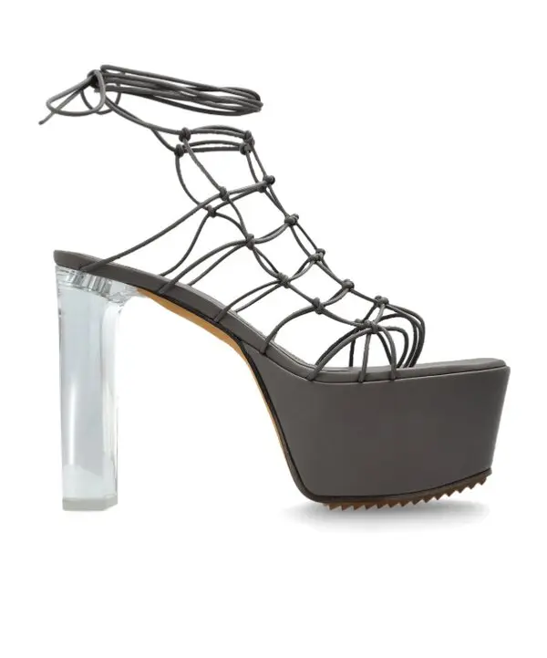 Rick Owens Strappy Platform High Heel Sandals