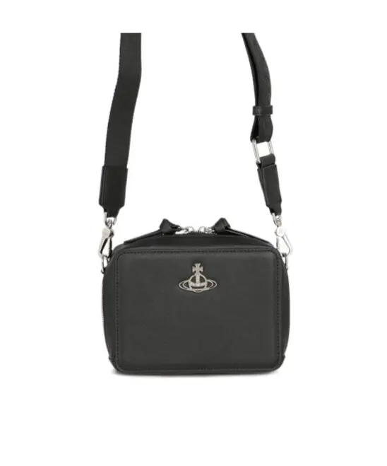VIVIENNE WESTWOOD Camera Shoulder Bag - Black