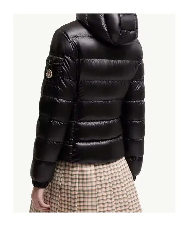 Moncler Quilted Hooded Puffer Jacket - Black