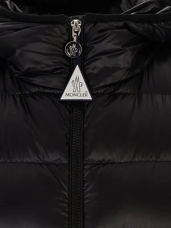 Moncler Glesse Zip-up Short Padded Jacket - Black