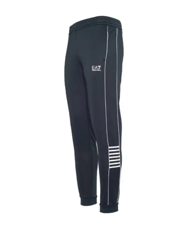 EA7 Logo Striped Sweatpants