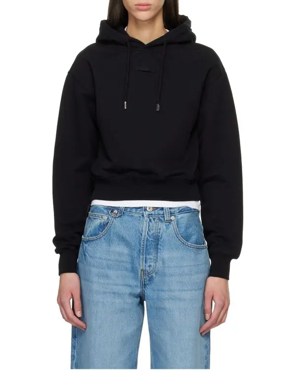 Jacquemus The Gros Grain Hoodie - Black