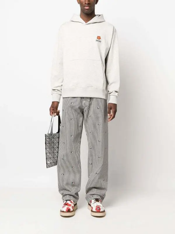 Kenzo Striped Straight-leg Trousers