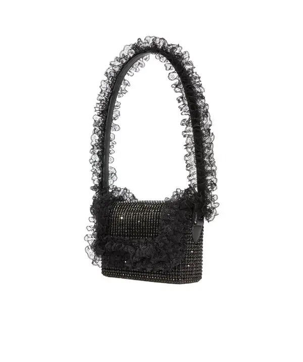 SELF-PORTRAIT Crystal Lace Detail Bag